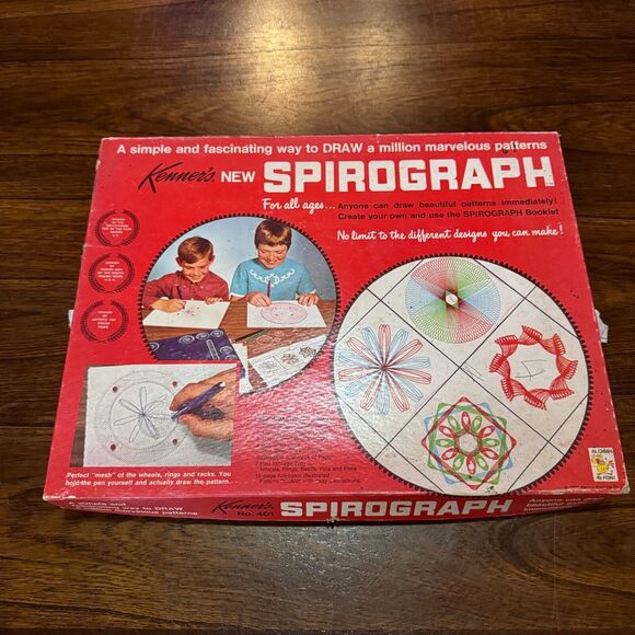 Kenner | Toys | Vintage Kenners Spirograph Drawing Set 967 Instructions ...
